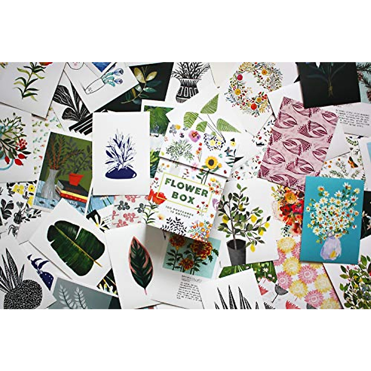 Flower Box: 100 Postcards by 10 artists