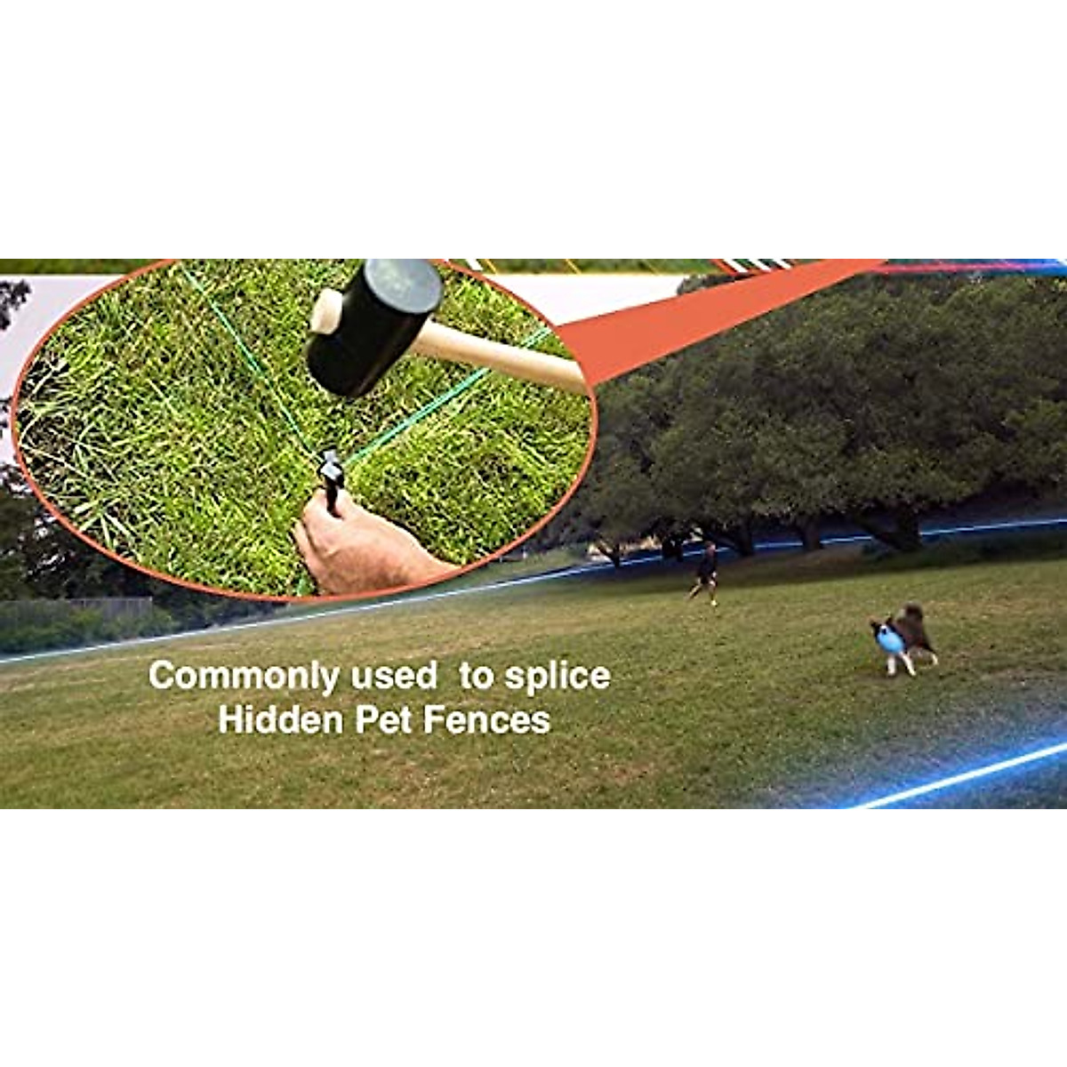 EMBerg Waterproof Wire Splice Kit for Wire Break Repair in Electric In-Ground Dog Fence Systems and Robot Lawn Mowers