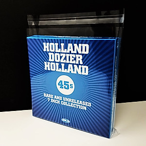 45rpm XL Box Set Sleeves (x5) 2mil + Seal Up - 7" Vinyl Record (+1 Free Dj Magnet)