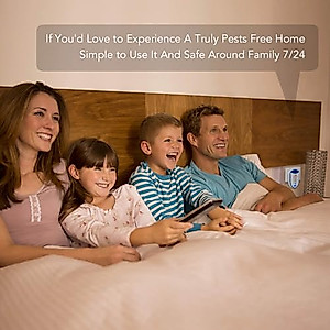 MaxMoxie Ultrasonic Pest Repeller Humane Mice Control Electronic Insect Repellent Reject Rodent Bed Bug Spider Rat Defender Home Animal Plug in 2 Pack