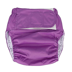 Joyzan Adult Cloth Diaper, Reusable Washable Nappy Cover Men Incontinence Care Leak Proof Pant Waterproof Adjustable Underwear Breathable Wrap Protection Disability Seniors Elderly Women Patients Teen