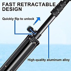 64 Inch Selfie Stick Tripod with Wireless Remote, Phone Tripod Stand Group Selfies/Live Streaming/Video Recording Compatible with All Cellphones…