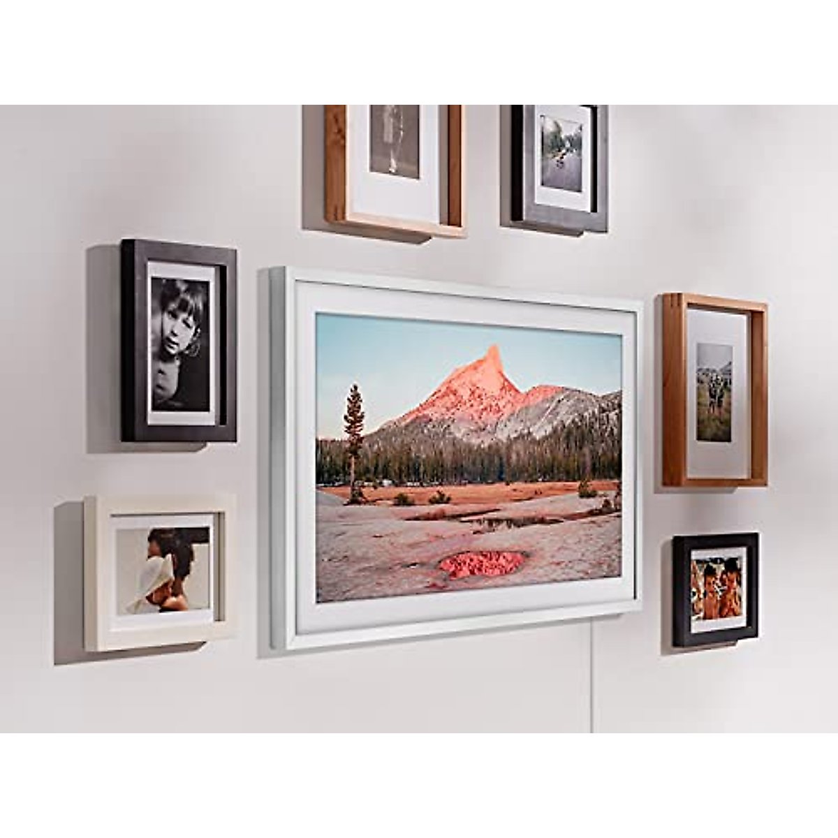 SAMSUNG 32-Inch Class QLED The Frame LS03C Series, Quantum HDR, Art Mode, Anti-Reflection Matte Display, Slim Fit Wall Mount Included, Smart TV w/Alexa Built-in (QN32LS03CB, Latest Model)