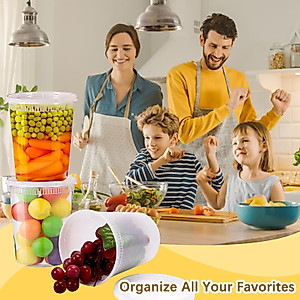 CACASO 24 Sets,32 oz Deli Containers with Lids,Plastic Food Storage Containers with Airtight Lids,32oz Soup Containers with Lids,Freezer Storage Containers for Soup,Stackable,Microwave/Dishwasher Safe