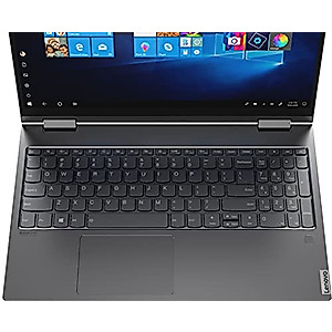 Lenovo Yoga C740 15.6-inch Touchscreen 512GB SSD + 32 Optane 1.6GHz i5-10210U 2-in-1 Laptop (8GB RAM, Quad-Core i5, Fingerprint Reader, Windows 10 Home) Iron Grey, 81TD0078US