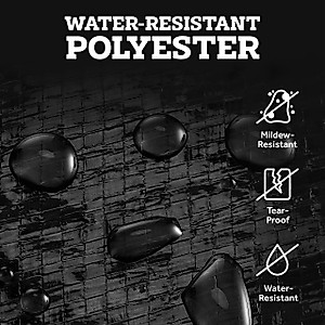 ZOBER Extra Large Moving Bags, Heavy-Duty Water-Resistant Storage Bags with Dual Zippers & Carrying Handles 2 Pack, 27" L x 14" W x 15" H