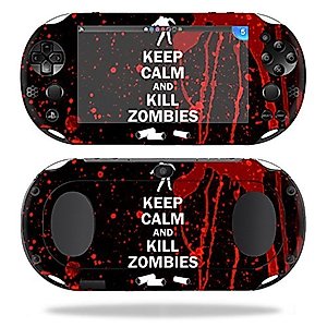 MightySkins Skin Compatible with Sony PS Vita (Wi-Fi 2nd Gen) wrap Cover Sticker Skins Kill Zombies