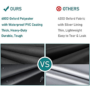 ZJYWSCH Cover for Patio Bar Set 41 Inch Waterproof 600D Heavy Duty Outdoor Wicker Bar Table Cover Bar Set Bar Table Furniture Cover