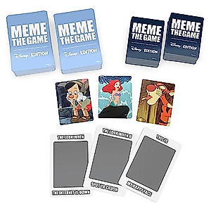 Spin Master Games Meme The Game, Disney Version Funny Cards Family Party Travel Activity, for Adults and Kids Ages 8 & Up