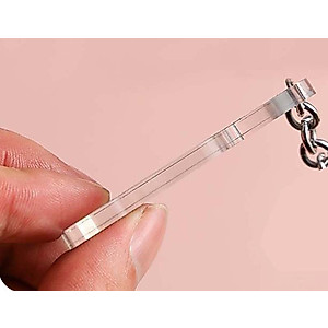 Baki Hanma Yujiro Keychain Acrylic Keyholder 3 Pieces Set Yujiro Hanma Backpack Pendant (1)