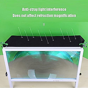 Laptop Screen Magnifier 21" Computer Screen Magnifier with Adjustable Angle Design Portable Foldable Amplifier Desktop Magnifying Mirror for Seniors Reading Close Work