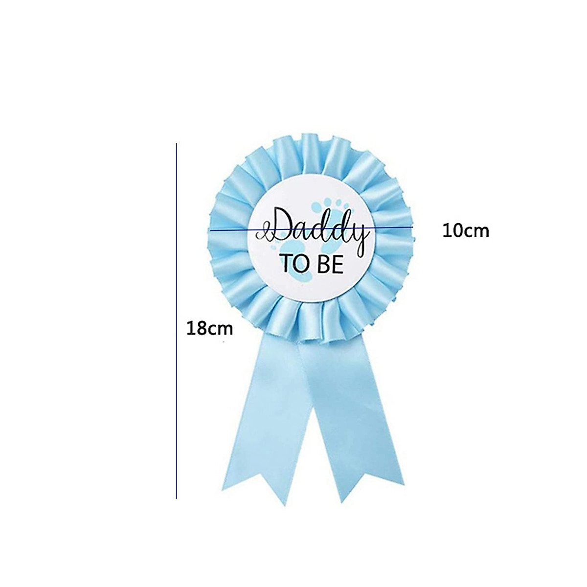 Yoinnt Sash and Badge for Boy - 'Mommy to Be' Sash and 'Daddy to Be' Pin Set, Decorations Sash, Ideal Gift for Gender Reveal/baby shower