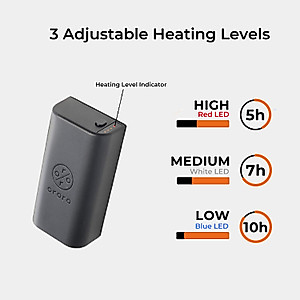 ORORO 3250mAh Rechargeable Battery for Heated Socks, 3.63V Lithium Ion Batteries, Pack of 2