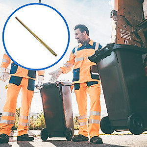 Yardwe 1pc Trash Can Spare Parts Outdoor Trashcan Trash Can Outdoor Outside Trash Can Outdoor Trash Can Trash Can Wheels Vessel Tools Garbage Can Trash Can Wheel Shaft Knives Lathe Steel