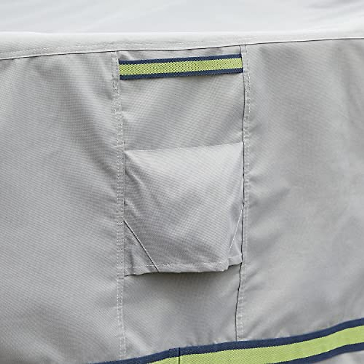 Duck Covers Soteria Waterproof 40 Inch Rectangular Patio Ottoman/Side Table Cover, Outdoor Ottoman Cover