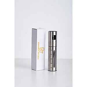 Paramex Kitchen Oil Sprayer for cooking - 100mL Stainless Steel, Multi Purpose for Air Fryer, BBQ, Grilling, Salad, Baking