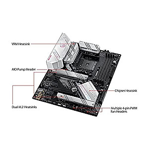 Inland QN322 2TB Gen3 PCIE 3.0 NVMe M.2 2280 SSD + AMD Ryzen 5 5600X Desktop Processor Bundle with ASUS ROG Strix B550-A AMD AM4 ATX Gaming Motherboard