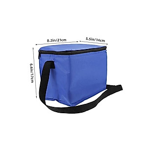 Insulation Ice Shopping Cooler for Catering Insulated Catering Cooler Food Cooler Hot Food Carrier Hot Food Transport Containers Blue Aluminum Anneome