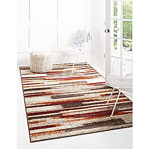 Unique Loom Autumn Collection Area Rug - Wheat (2' x 3' 1" Rectangle, Multi/ Beige)