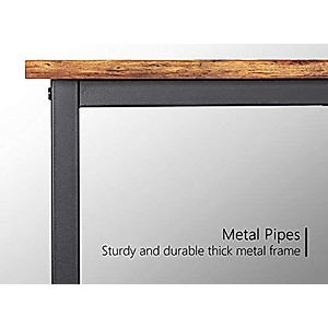 CubiCubi Computer Desk 40" Home Office Laptop Desk Study Writing Table, Modern Simple Style, Brown