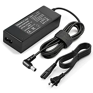 19.5V AC Adapter for Sony Bravia KDL-40 KDL-42 KDL-48 KDL-55 KDL-32 Series KDL-40R510C KDL-40W650D KDL48W590B KDL55W650D KDL48W600B KDL-42W650A KDL-40W600B KDL-32W Smart LED LCD HD TV Screen Power