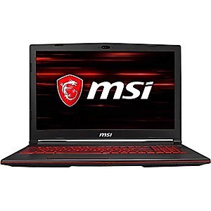 MSI GL63 8RC-068 Full HD Performance Gaming Laptop i7-8750H (6 cores) GTX 1050 4G, 16GB 128GB + 1TB, 15.6"