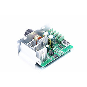KNACRO Digital Tachometer PWM DC Motor Speed Controller 30A DC 6V 12V 24V 36V 48V 60V (6V - 60V) Max Power 1200W Promise Electronic Motor Switch