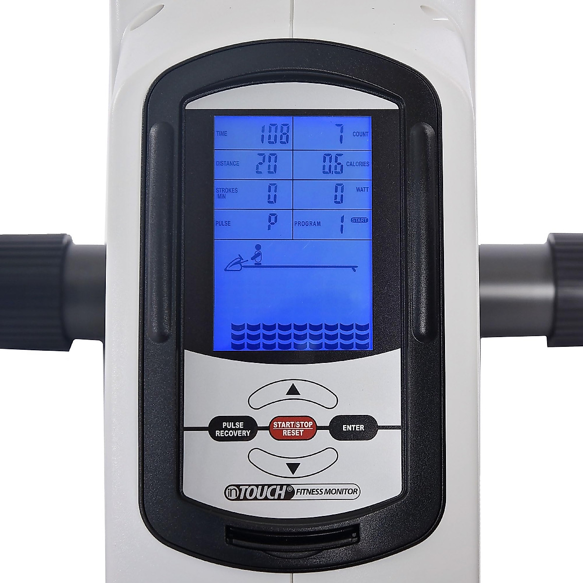 Avari Stamina Products 12 Program Cardio Exercise Monitor Magnetic Rower Machine