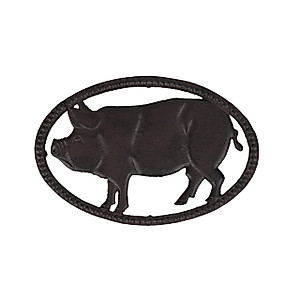 Cast Iron Pig Trivets for Hot Dishes