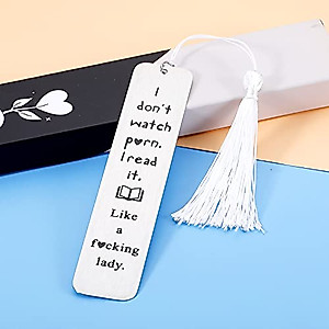 Funny Bookmarks for Women Friend Gifts, Friend Christmas Gifts for Women, Friend Birthday Gifts for BFF Her Spicy Reader Book Club Gifts, Female Friend Valentines Day Gifts, Book Lovers Gifts