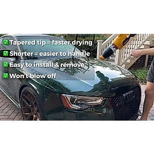 Stubby Nozzle Co. STUBBY Car Drying Nozzle for DEWALT 60V MAX FLEXVOLT Leaf Blower (DCBL772B)