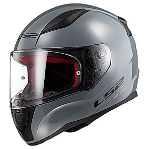 LS2 Helmets Full Face Rapid Street Helmet (Gloss Battleship Gray - 2X-Large)