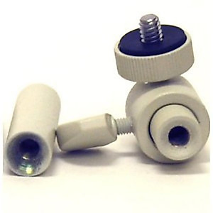 VideoSecu 2 Pack 2-6 inch Adjustable Security Camera Metal Brackets Pan Tilt Wall Ceiling Mounts for CCTV CCD Box Body Camera Home Surveillance System 1SH