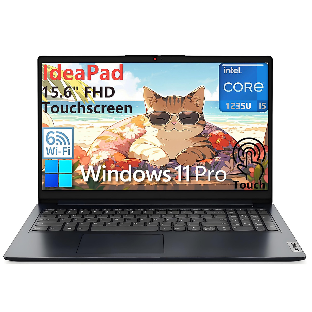 Lenovo IdeaPad 3 14" FHD Laptop, 11th Gen Intel 4-Core i7-1165G7, Intel Iris Xe Graphics, 20GB RAM, 512GB PCIe SSD, FP Reader, Webcam, USB-C, HDMI, SD Card Reader, WiFi 6, SPS HDMI Cable, Win 11 Home