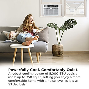 TCL 8W9ER1-A Smart App & Voice Control Window Air Conditioner, 8,000 BTU, White
