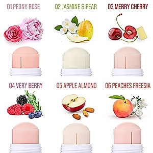 Tintark Solid Perfume Stick, Fragrance Perfumes Bar for Women, Natural & Safe Ingredients, Long Lasting Fresh, Peony Perfume