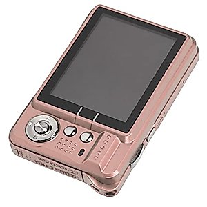 4K 48MP Vlogging Camera, Anti Shake Digital Camera with 2.7in LCD Display, 8X Zoom Photography Camera for Kids, with Fill Light, Up to Memory Card 128G (Pink)