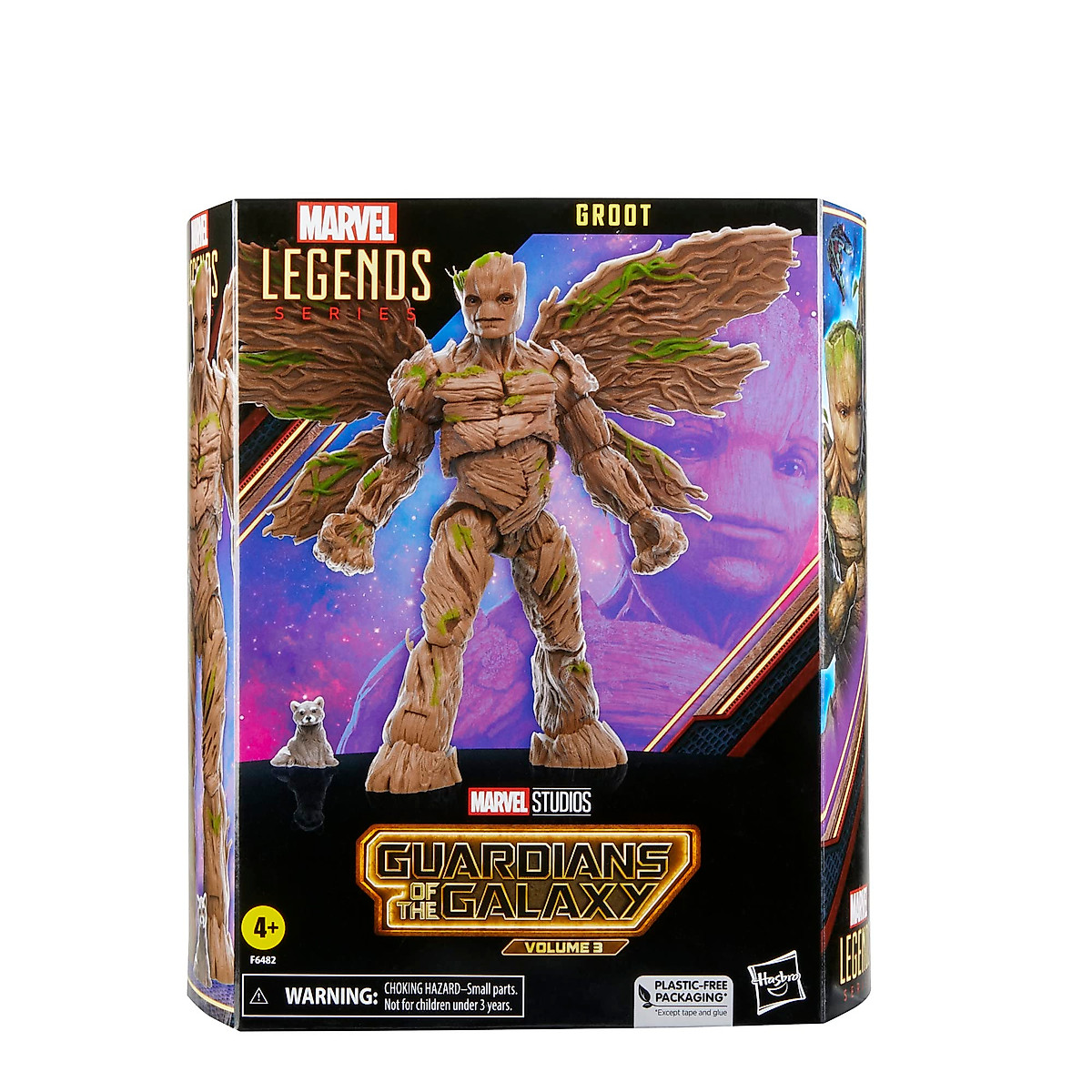 Marvel Legends Series Groot, Guardians of The Galaxy Vol.3 6-Inch Collectible Action Figures,Toys for Ages 4 and Up