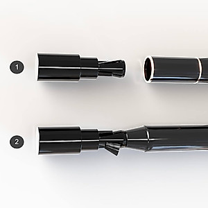 WOWCOMBO Ultimate Waterproof Eyeliner Pencil with Built-in Sharpener - Smudge-Proof - Long Lasting - Stays On All Day - Creates Bold & Defined Lines - Eye Makeup for All Ages & Skin Types (BLACK)