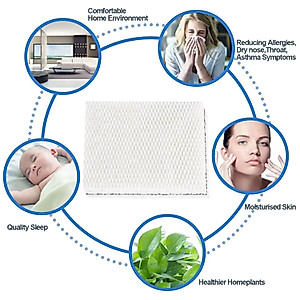 MD1-0002 Humidifier Replacement Filters - Compatible with Vornado Evaporative Humidifier 4-Pack