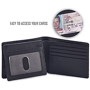 Cochoa Women's Crossbody Real Leather Triple Zip Bag, Purse, Travel Bag Set with RFID Blocking Stylish Bifold Wallet With 2 ID Window