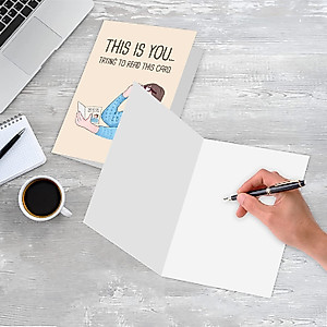 Funny Mothers Day Card, Rude Mothers Day Card from Daughter Son, Cheeky Birthday Card for Mom, Bad Eyesight Mom Card