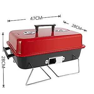 TAMYID Charcoal Grills, Portable BBQ Stove Grill Folding Charcoal BBQ Grill Stainless Steel Barbecue Net Outdoor Camping Cooking Picnic Barbecue Tools