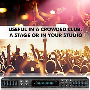 Technical Pro Dual 10 Band Professional Stereo Equalizer with Individual LED Indicators
