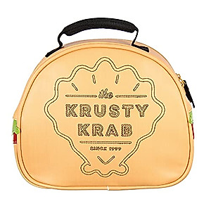 INTIMO Nickelodeon SpongeBob SquarePants Krabby Patty Single Compartment Lunch Box Bag