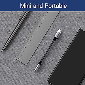 Sonzoll USB C to 3.5mm Audio Adapter (2 Pack) USB Type C to AUX Headphone Jack Hi-Res DAC Cable Adapter for Pixel 4 Samsung Galaxy S21 S20 Ultra S20+ Note 20 OnePlus 7T and More