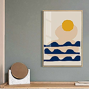 iMagitek Set of 6 Unframed Mid-Century Color Block Contemporary Pop Art Print, Modern Abstract Retro Minimalist Mystical Eye Wall Art Print (8" x 10")