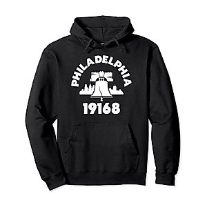 Philly Neighborhood 19168 Zip Code Philadelphia Liberty Bell Pullover Hoodie