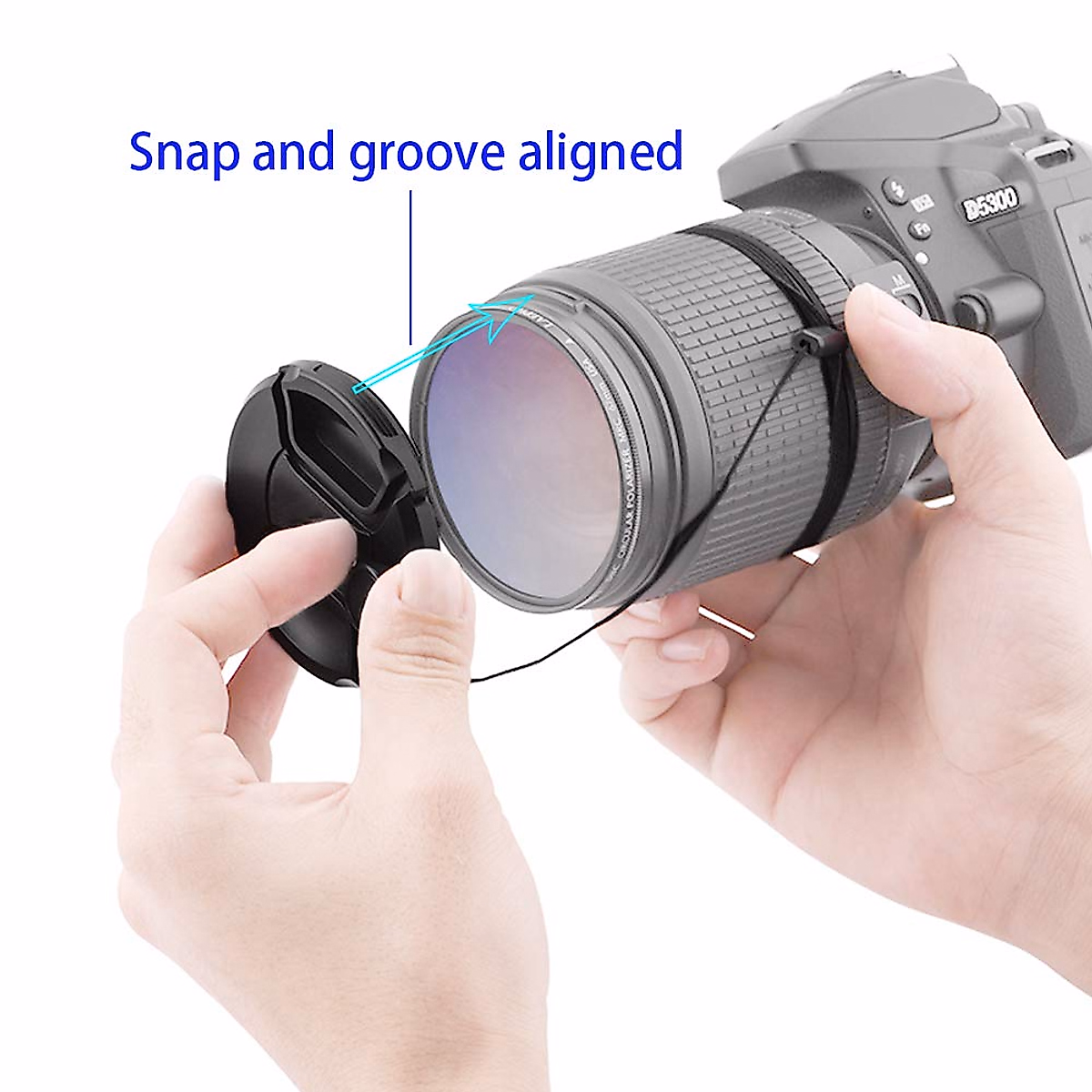 67mm Lens Cap Cover Compatible for Nikon 18-140mm f/3.5-5.6G ED VR,AF-S DX Nikkor 18-105mm f/3.5-5.6G ED VR,AF-S DX Nikkor 16-85mm f/3.5-5.6G ED VR[2 Pack]