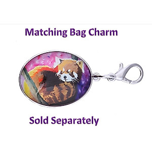 Red Panda Large Wristlet - From My Original Painting, Support Wildlife Conservation, Read How